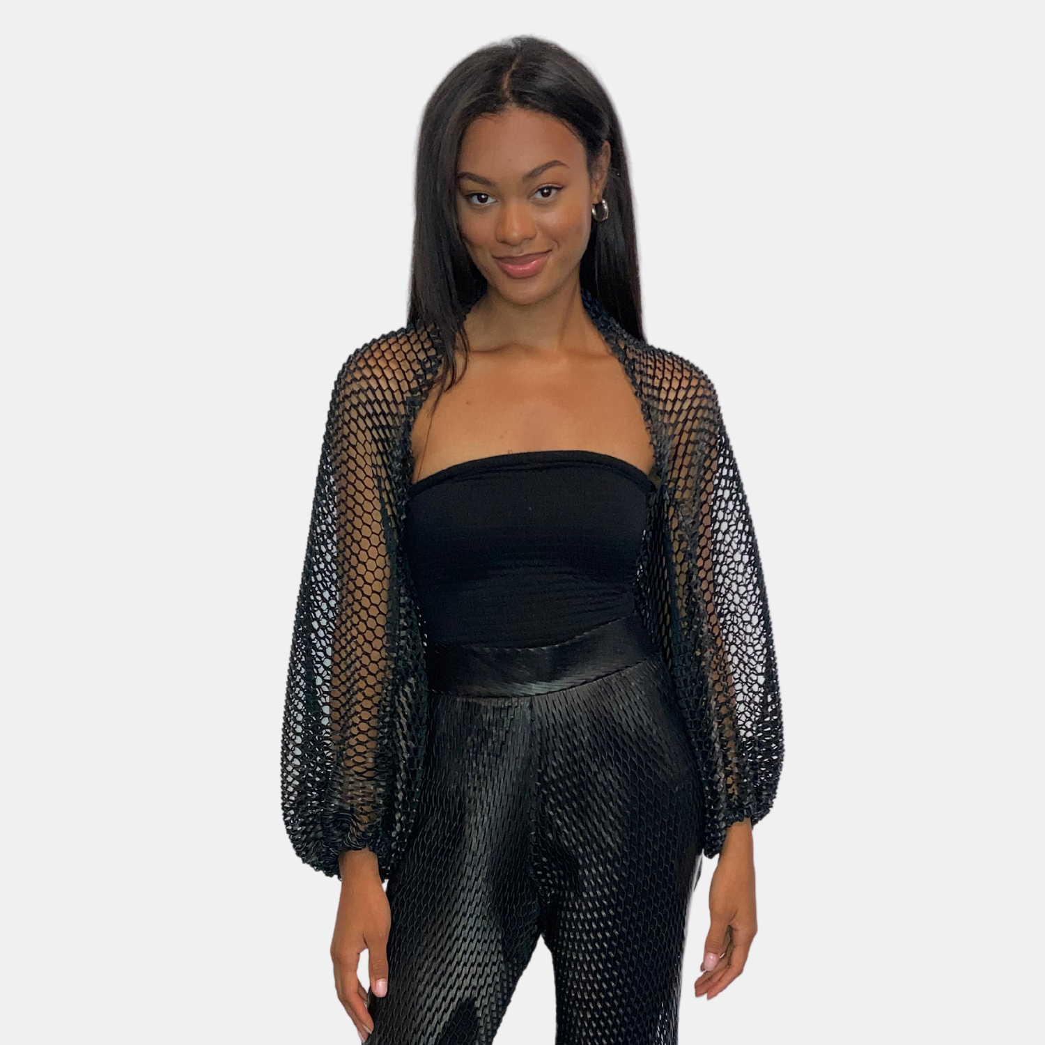 Laser Cut Shrug | Bates Designs